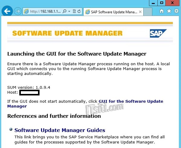 How to Launch SAP Software Update Manager (SUM) - Updated
